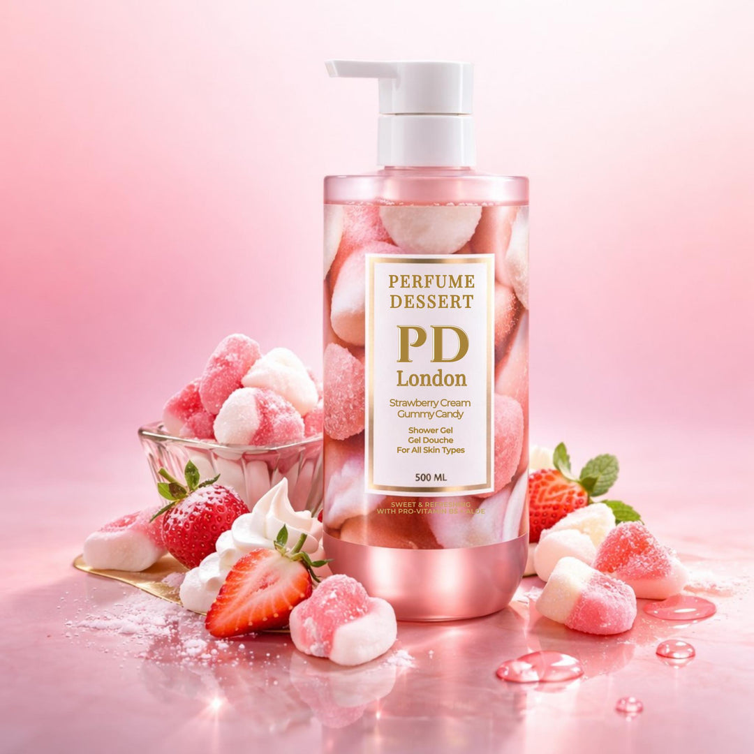 [SHOWER GEL] STRAWBERRY CREAM GUMMY CANDY 500ML – Perfume Dessert ...